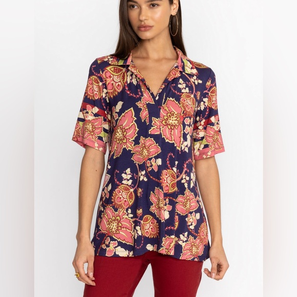 Johnny Was | Tops | Johnny Was Montreux Polo Swing Tunic Top Size Xxl ...